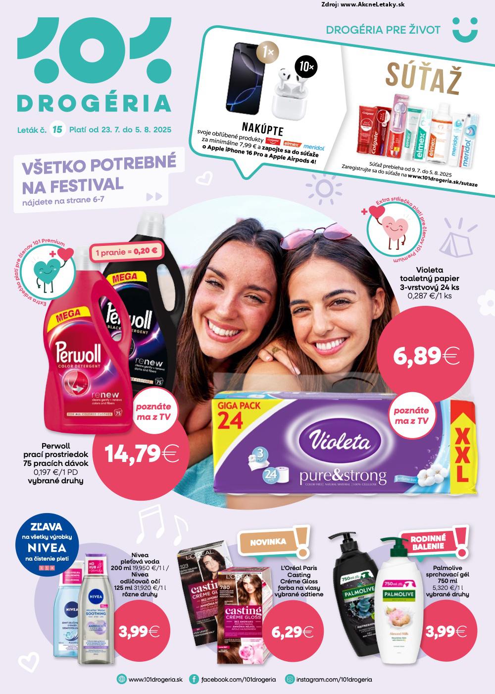 101 Drogerie leták od 23.7. | AkčnéLetáky.sk
