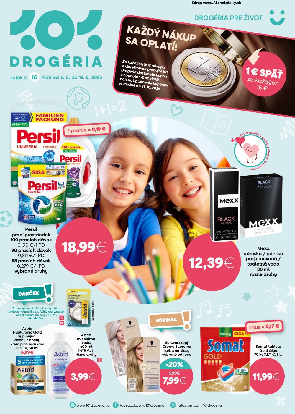101 Drogerie leták od 6.8. | AkčnéLetáky.sk