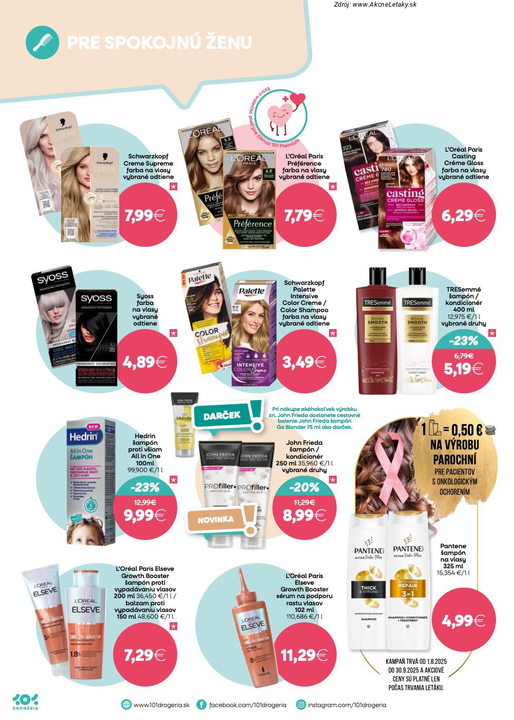 101 Drogerie leták od 17.9. | AkčnéLetáky.sk
