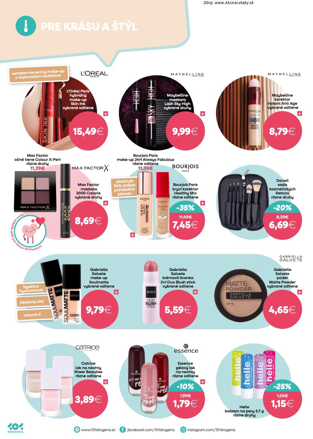101 Drogerie leták od 1.10. | AkčnéLetáky.sk