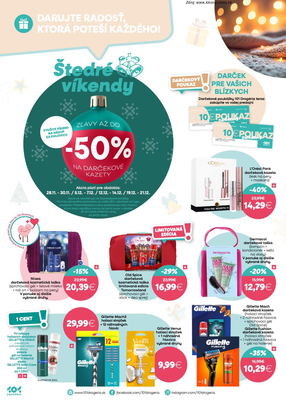 101 Drogerie leták od 19.11. | AkčnéLetáky.sk