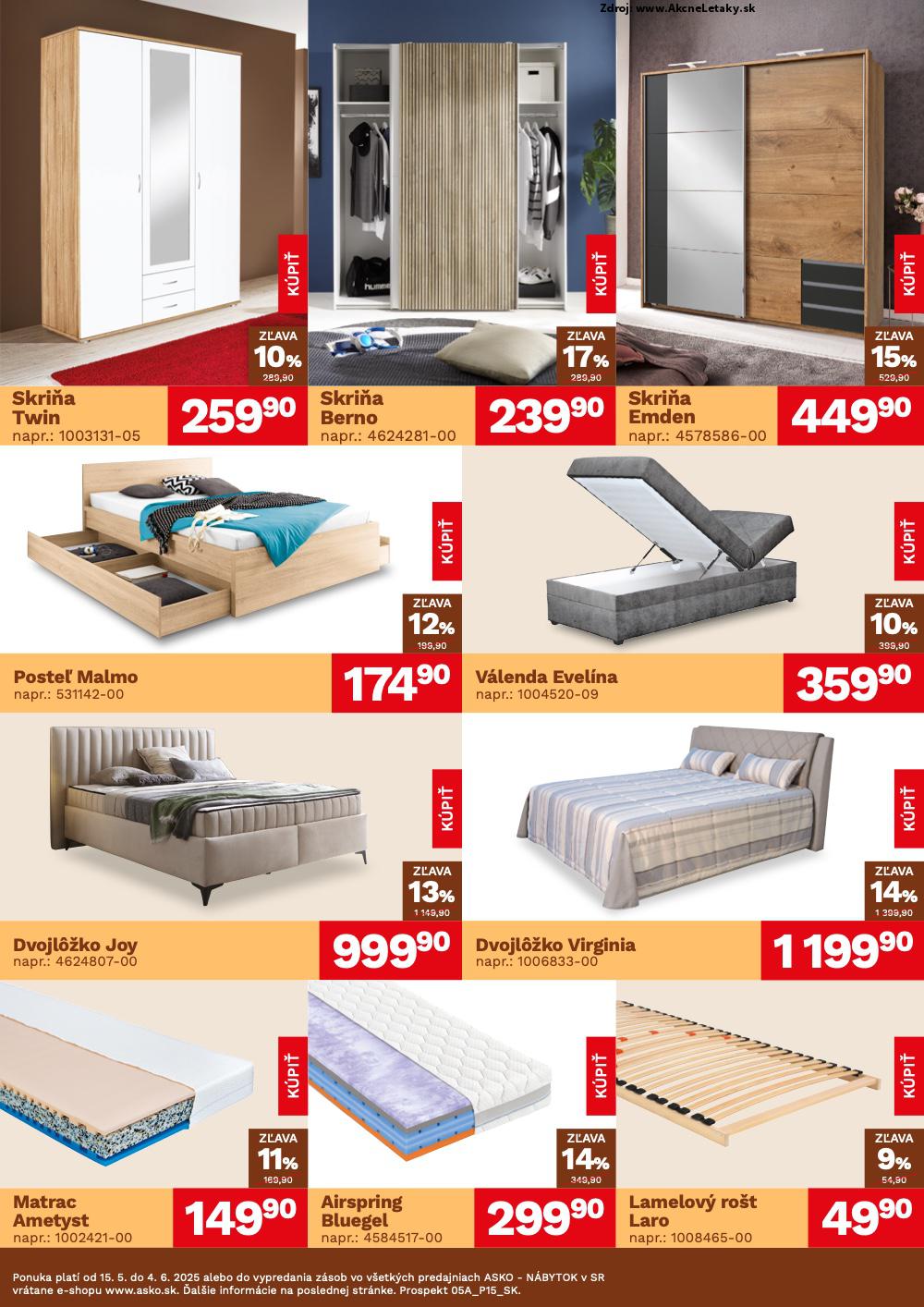 ASKO nábytok leták od 15.5. | AkčnéLetáky.sk