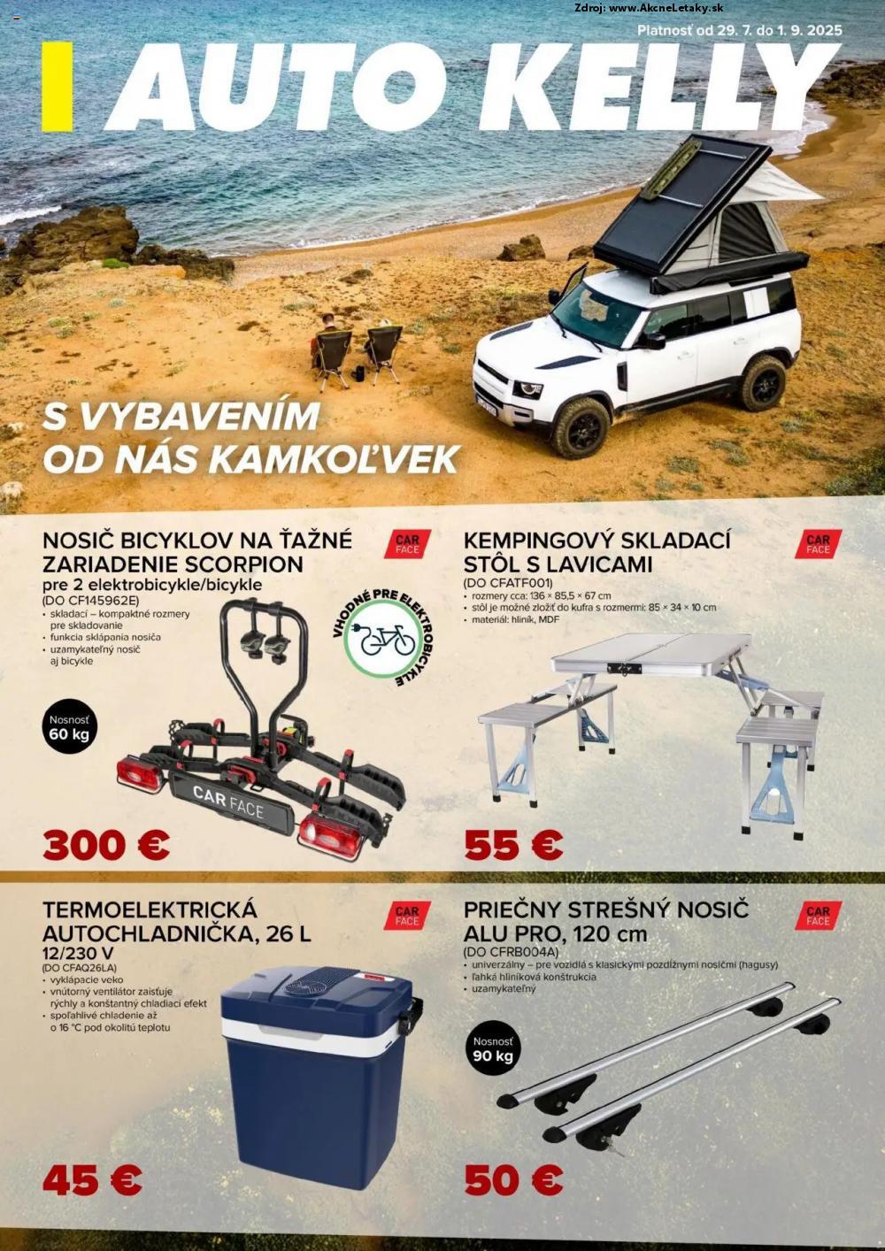 Auto Kelly leták od 29.7. | AkčnéLetáky.sk