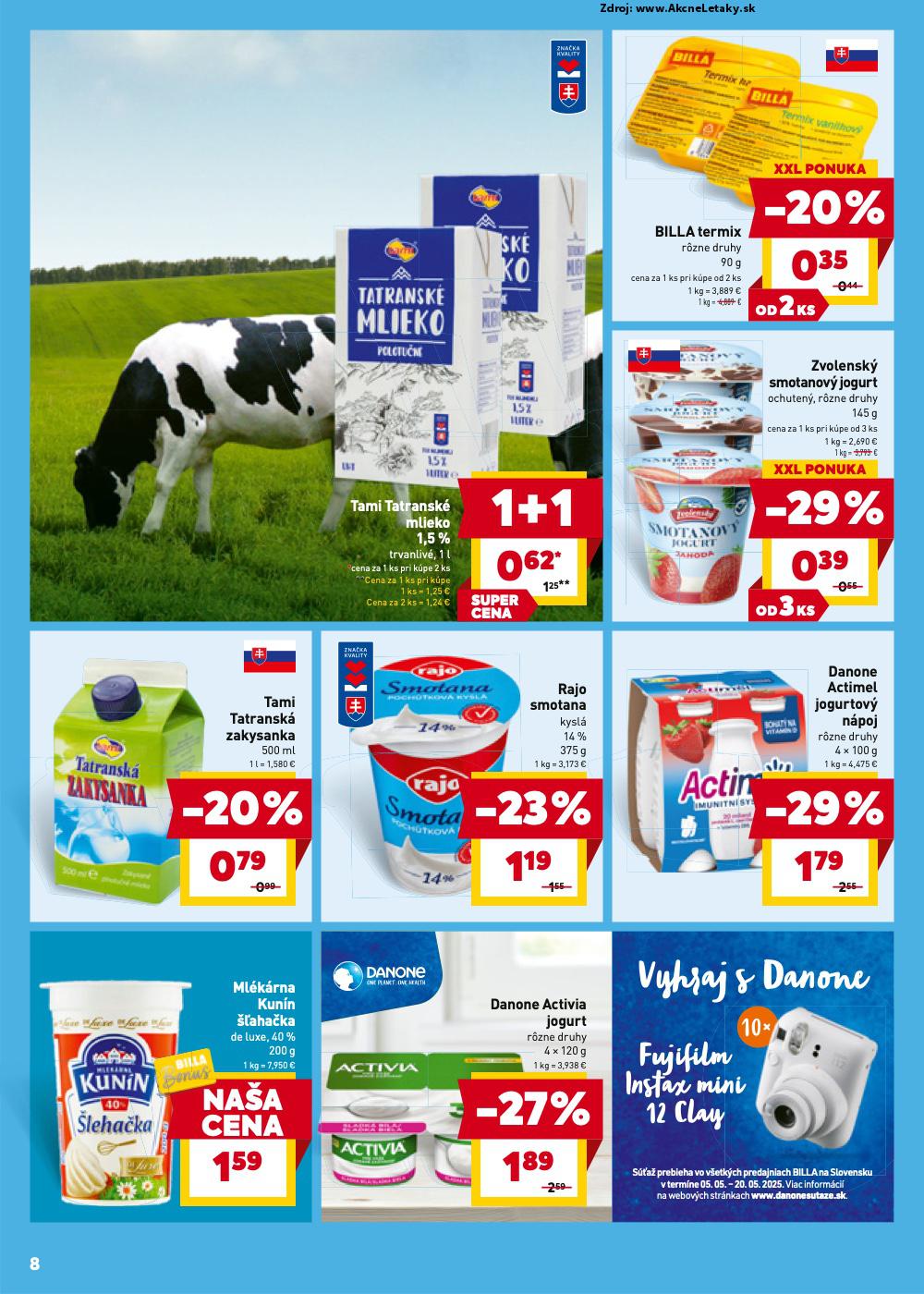 Billa leták - strana 8 | 14. 5. - 20. 5. 2025 | AkčnéLetáky.sk