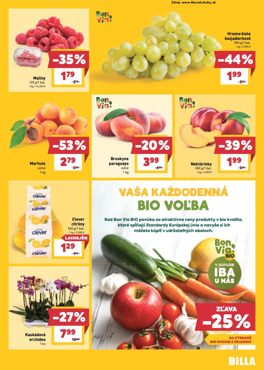 Billa leták - strana 3 | 4. 6. - 10. 6. 2025 | AkčnéLetáky.sk