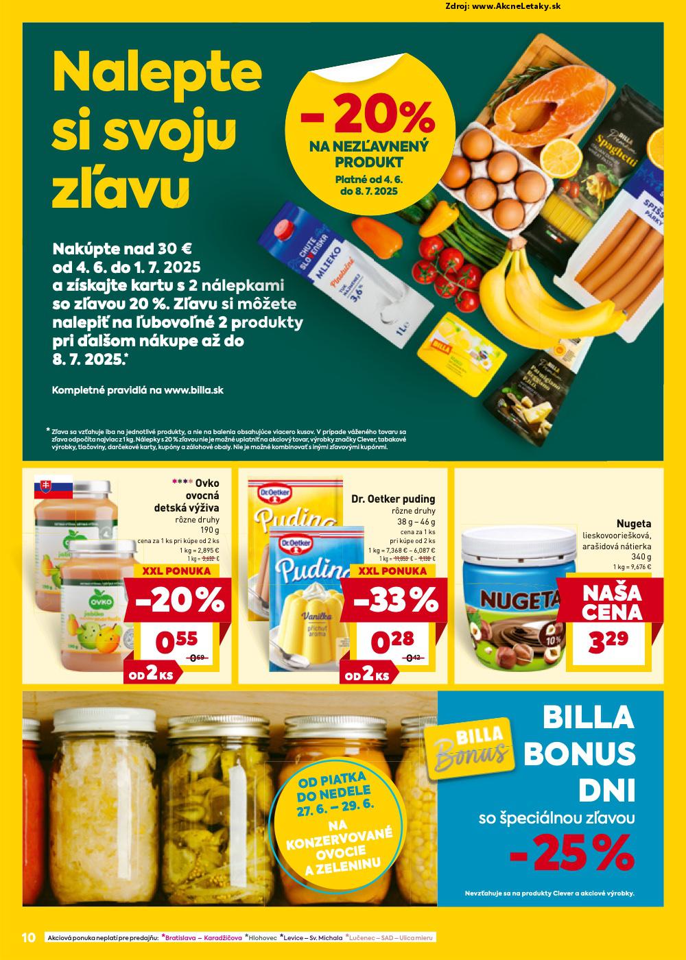 Billa leták - strana 10 | 25. 6. - 1. 7. 2025 | AkčnéLetáky.sk