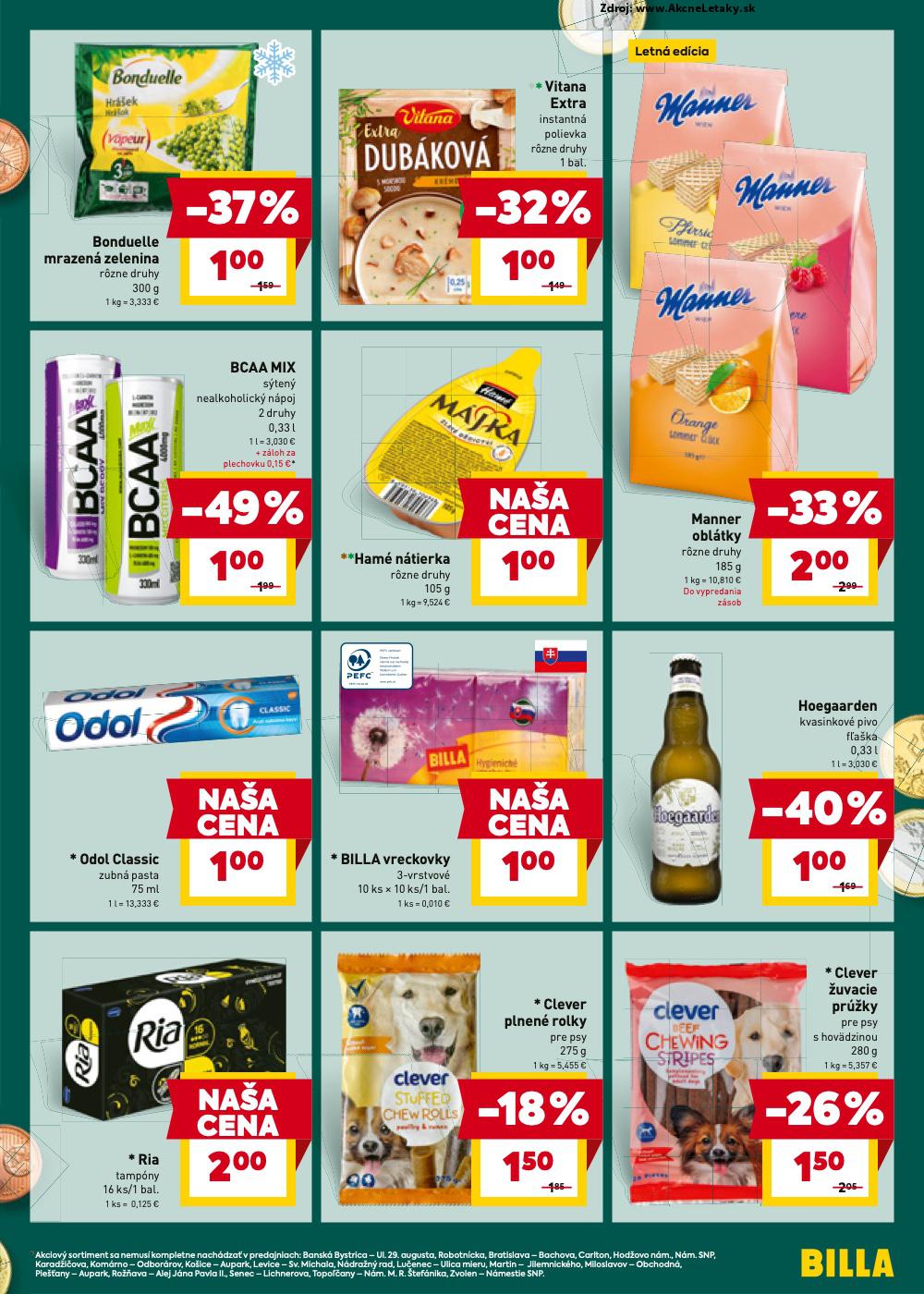 Billa leták - strana 7 | 30. 7. - 5. 8. 2025 | AkčnéLetáky.sk