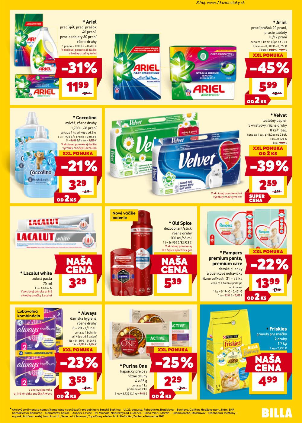 Billa leták od 3.9. | AkčnéLetáky.sk