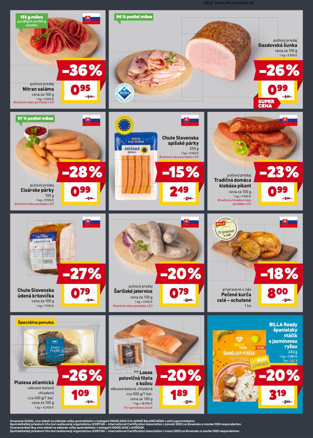Billa leták - strana 7 | 15. 10. - 21. 10. 2025 | AkčnéLetáky.sk