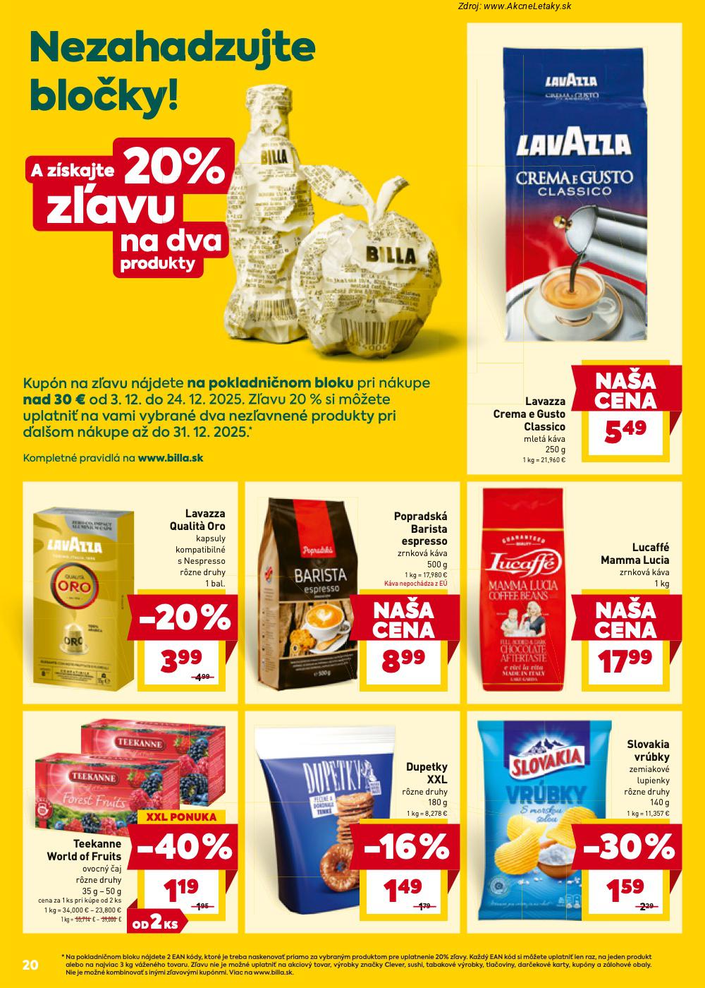 Billa leták od 10.12. | AkčnéLetáky.sk