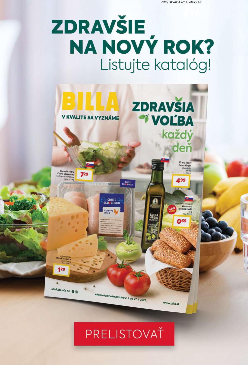 Billa leták od 2.1. | AkčnéLetáky.sk