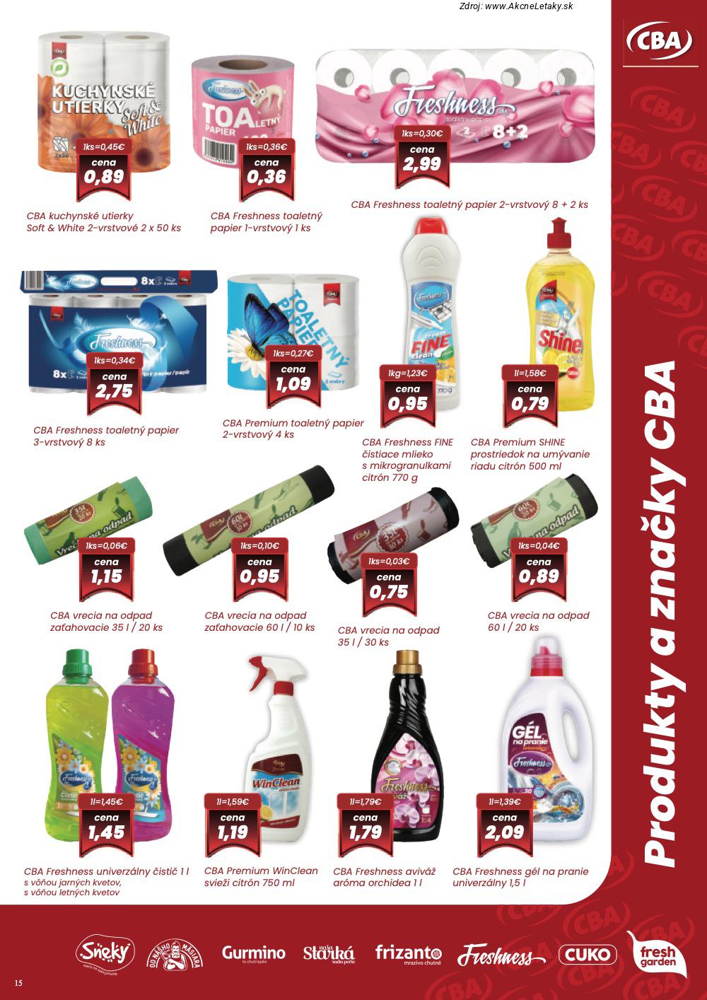 CBA VEREX leták od 5.2. | AkčnéLetáky.sk