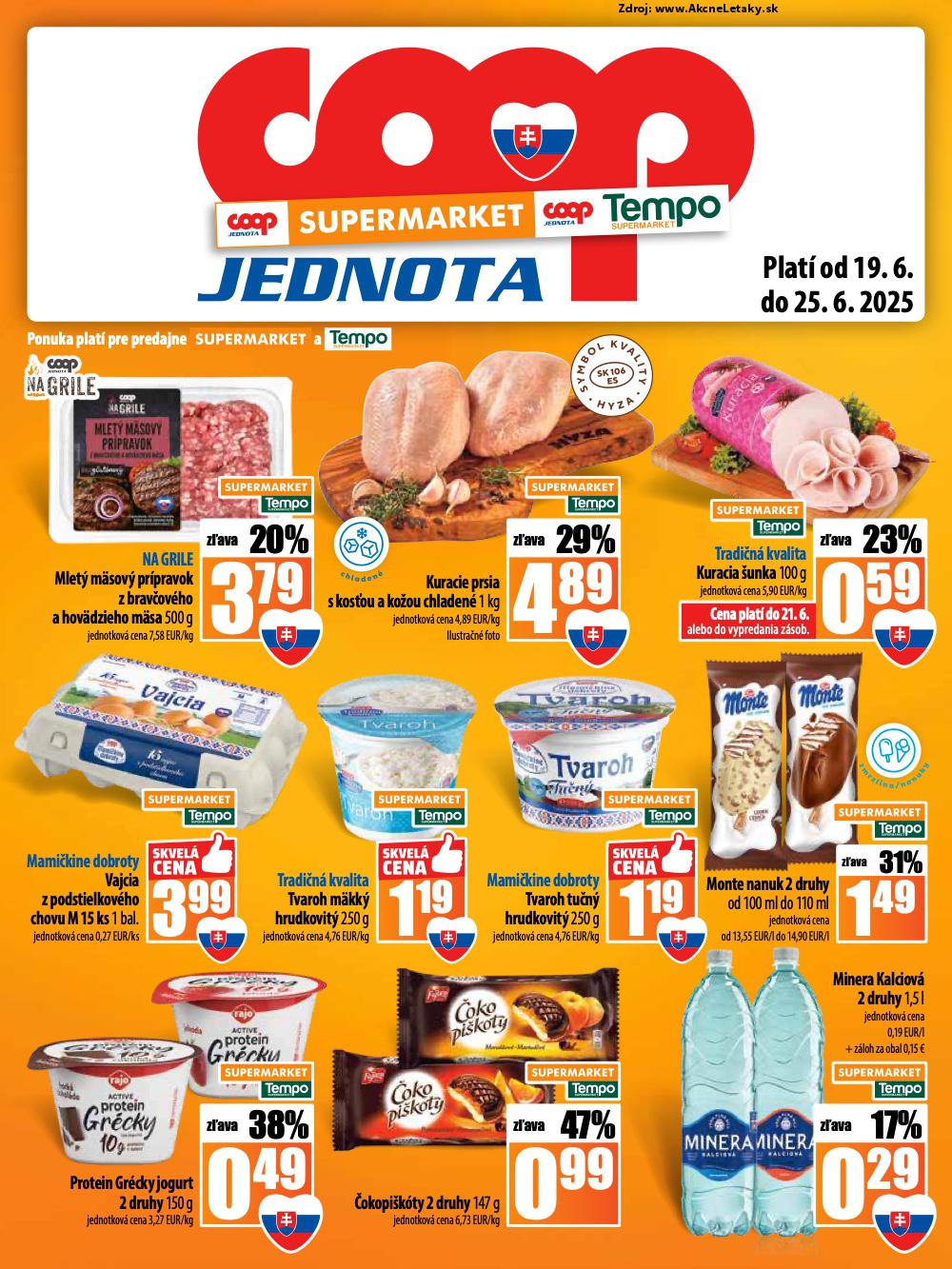 COOP Jednota leták - strana 13 | 19. 6. - 25. 6. 2025 | AkčnéLetáky.sk