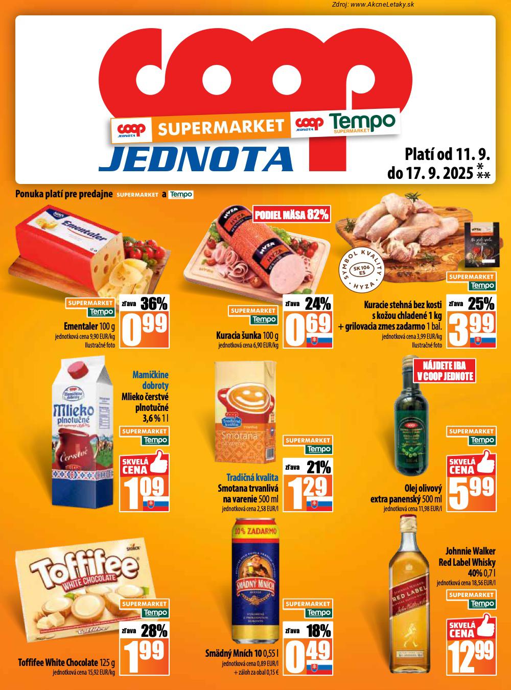 COOP Jednota leták - strana 13 | 11. 9. - 17. 9. 2025 | AkčnéLetáky.sk