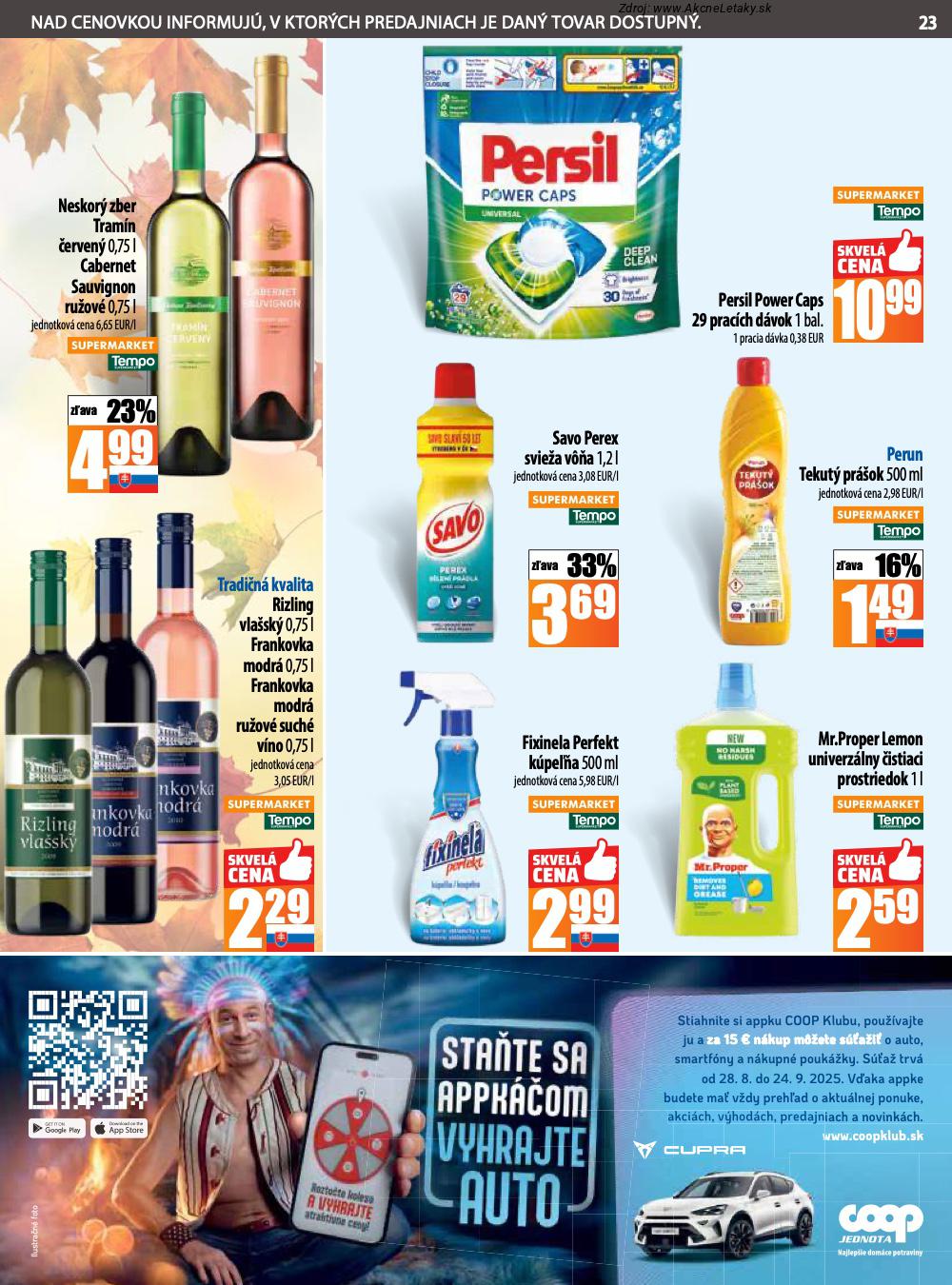 COOP Jednota leták od 11.9. | AkčnéLetáky.sk