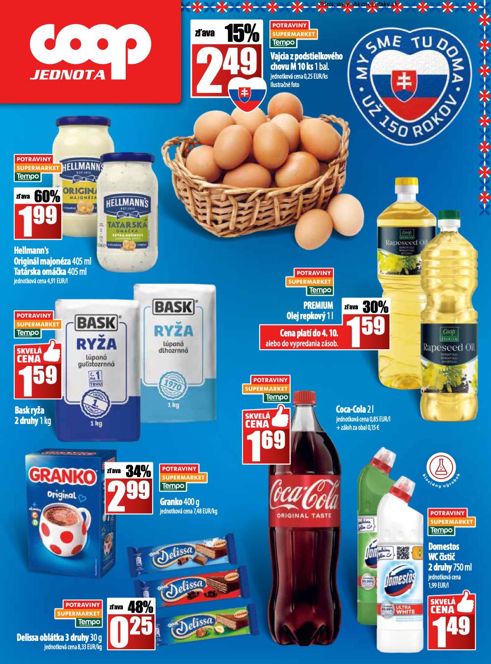 COOP Jednota leták - strana 28 | 2. 10. - 8. 10. 2025 | AkčnéLetáky.sk