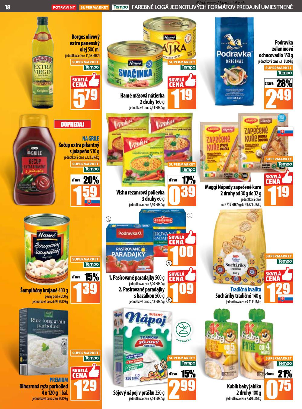 COOP Jednota leták - strana 18 | 9. 10. - 15. 10. 2025 | AkčnéLetáky.sk