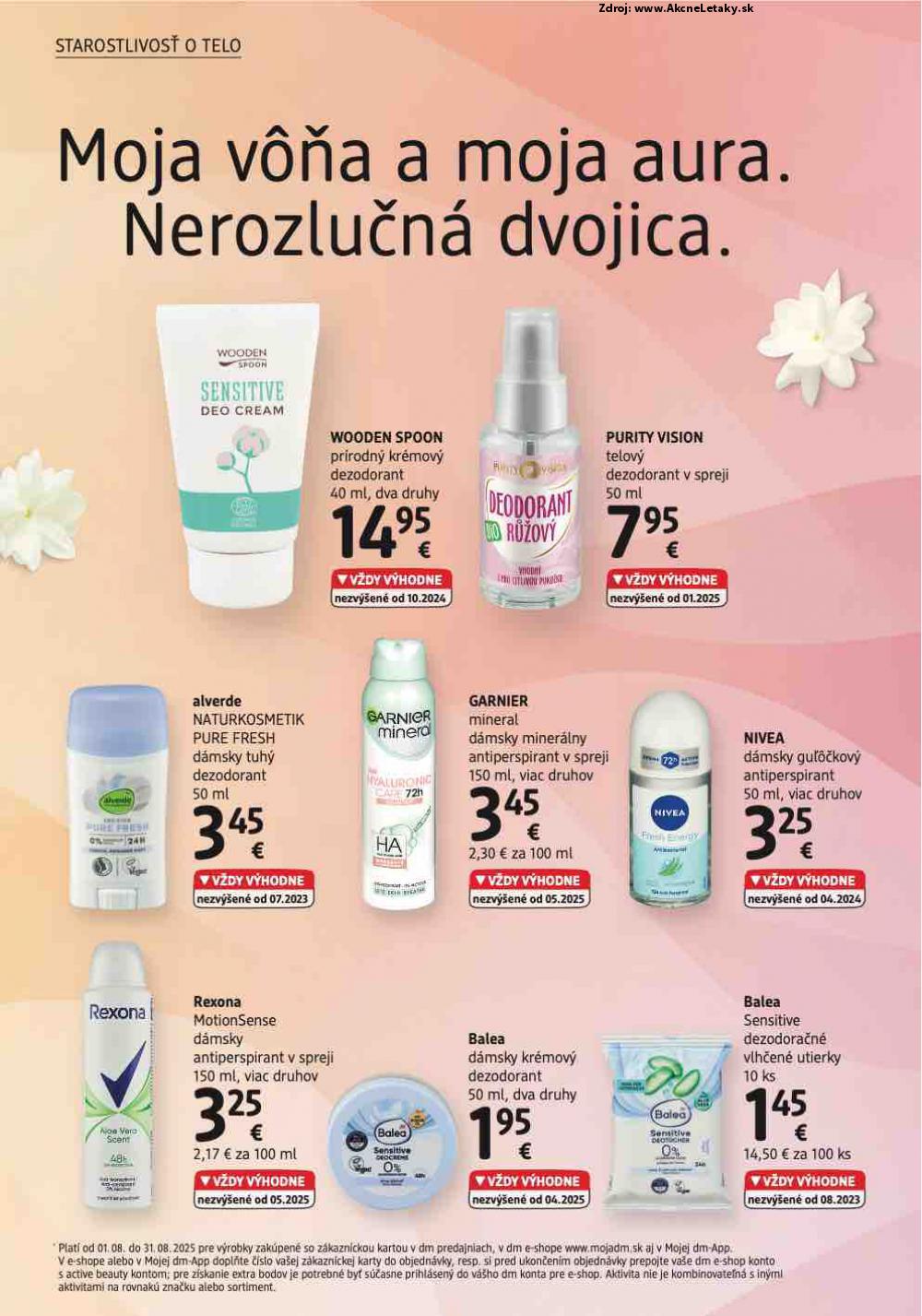 dm drogerie leták od 1.8. | AkčnéLetáky.sk