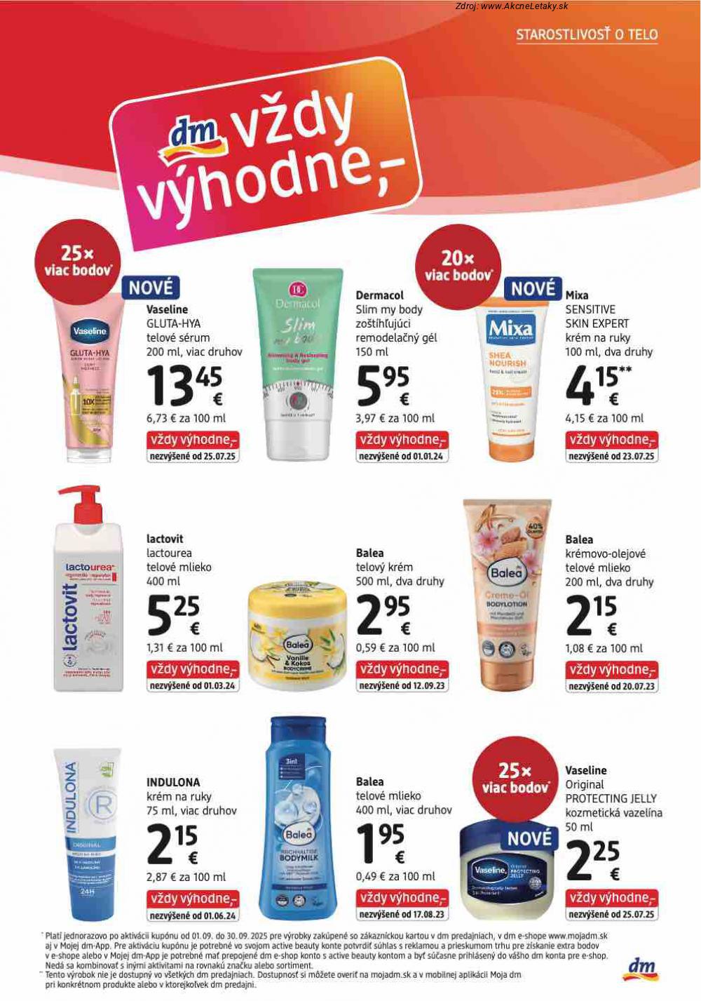 dm drogerie leták - strana 15 | 1. 9. - 30. 9. 2025 | AkčnéLetáky.sk