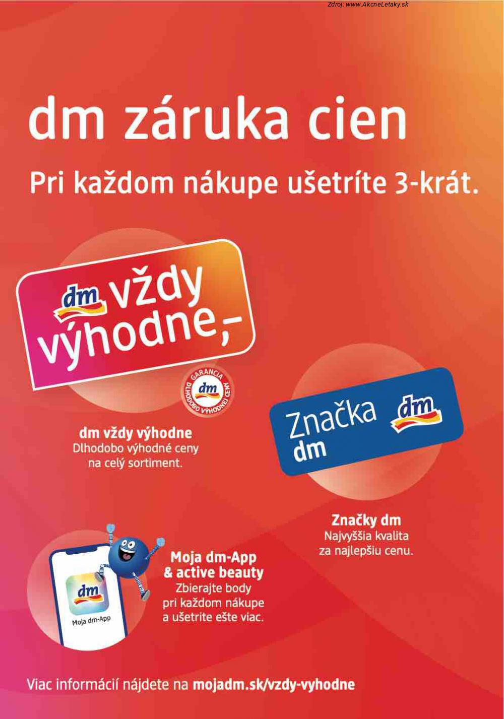 dm drogerie leták od 1.9. | AkčnéLetáky.sk