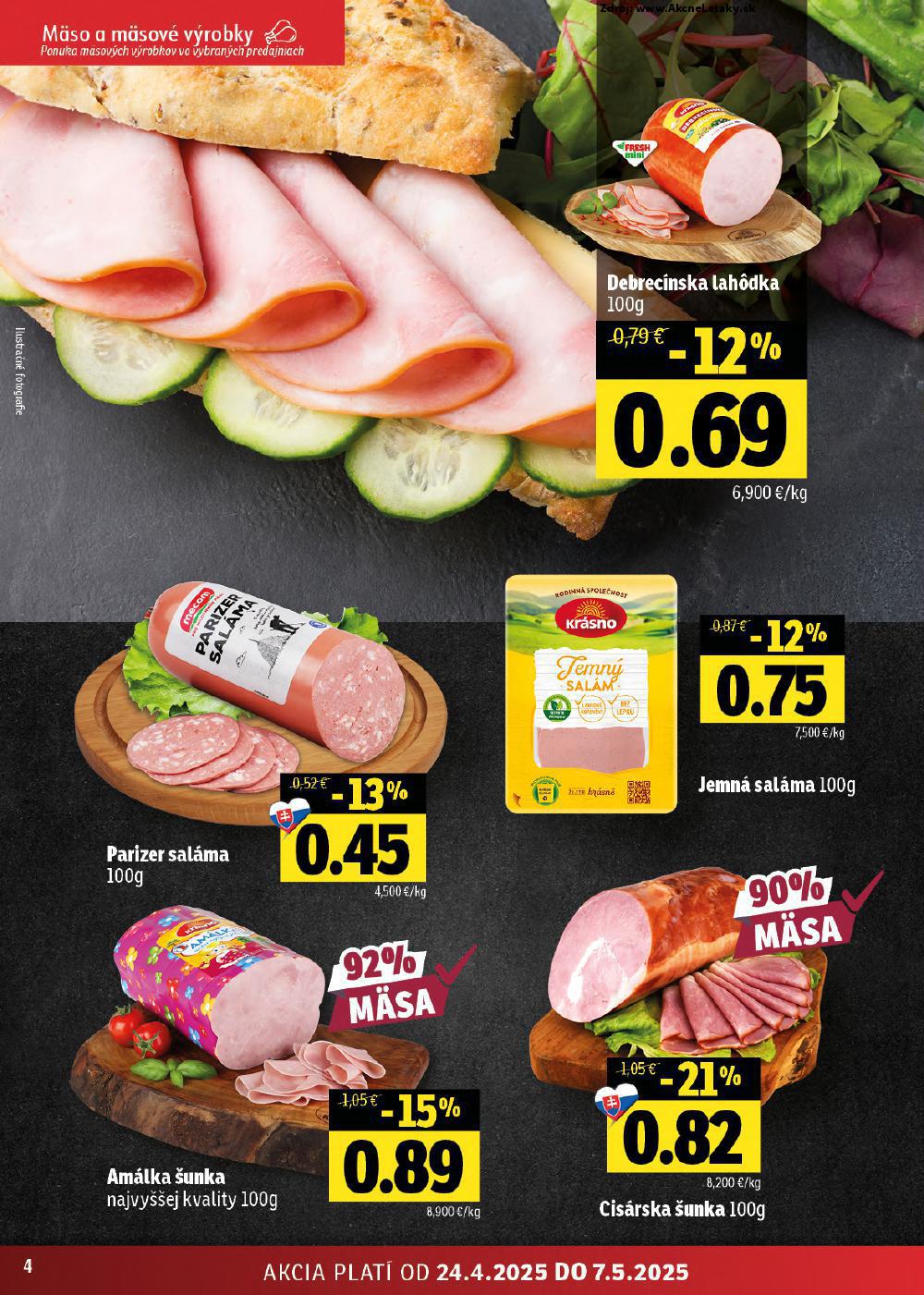 FRESH leták - strana 4 | 24. 4. - 7. 5. 2025 | AkčnéLetáky.sk