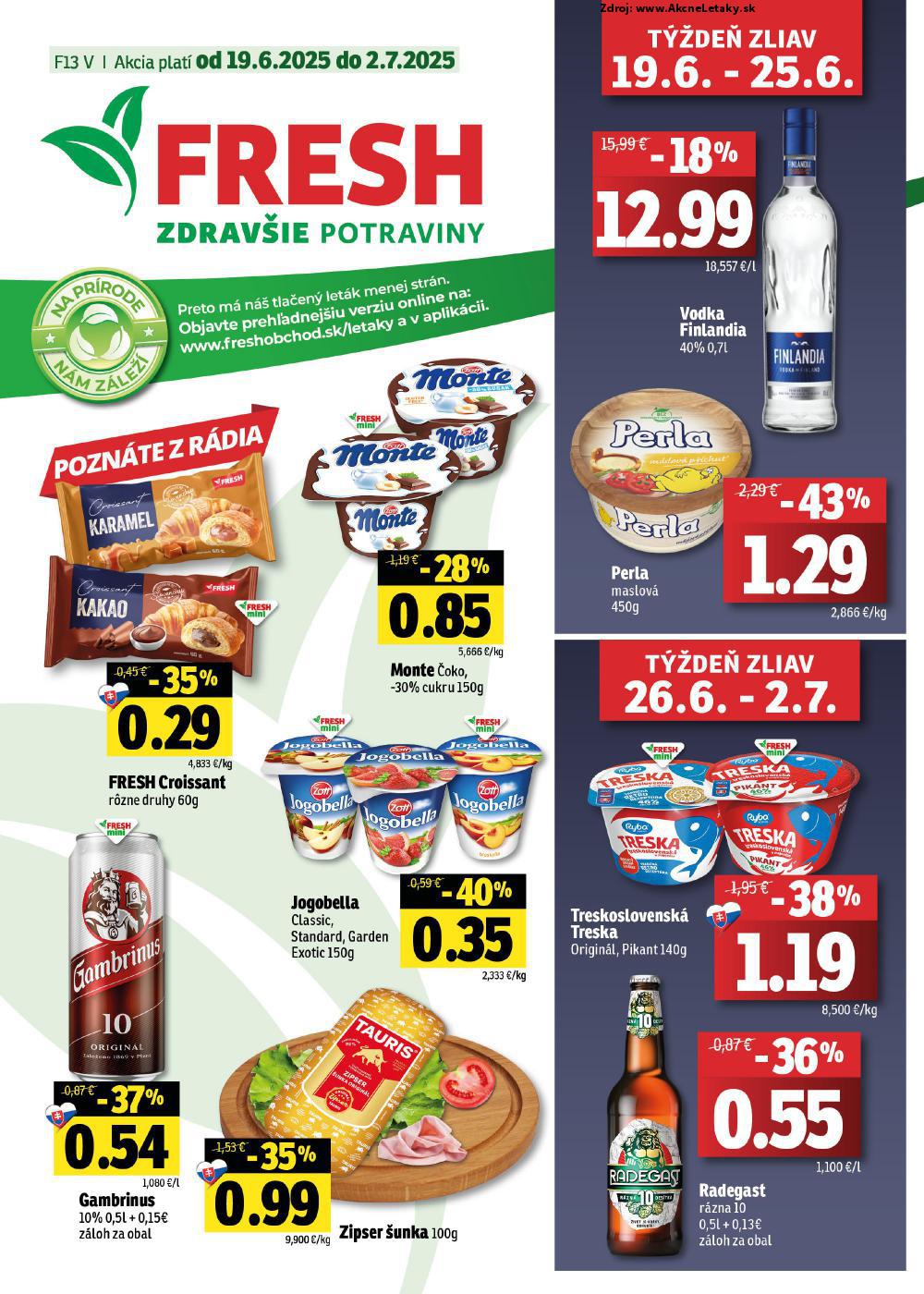 FRESH leták od 19.6. | AkčnéLetáky.sk