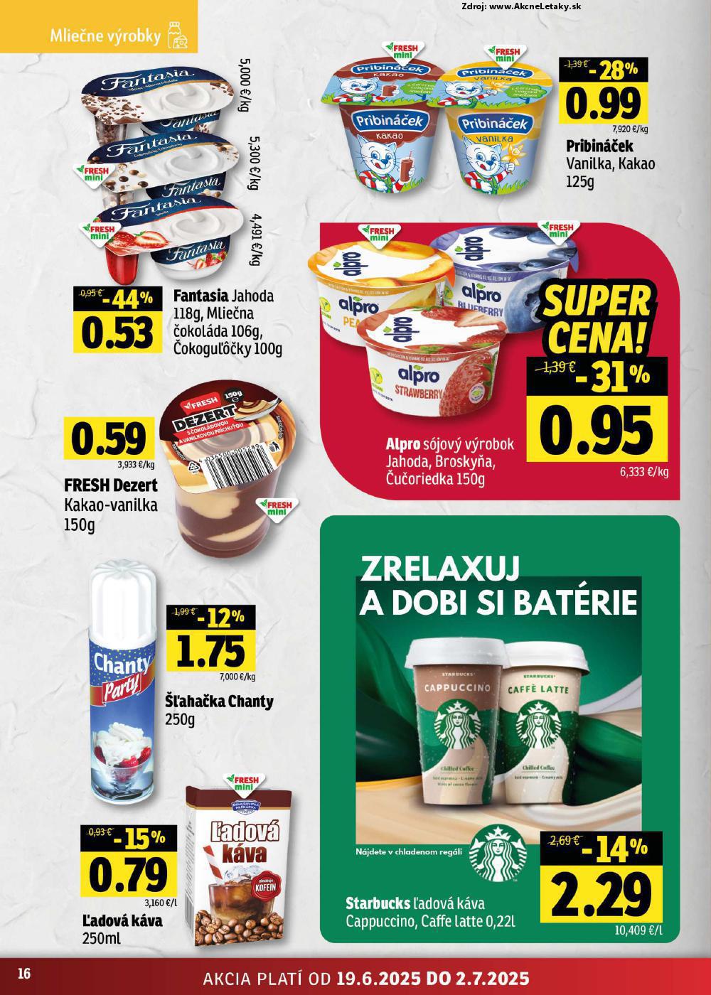 FRESH leták - strana 16 | 19. 6. - 2. 7. 2025 | AkčnéLetáky.sk