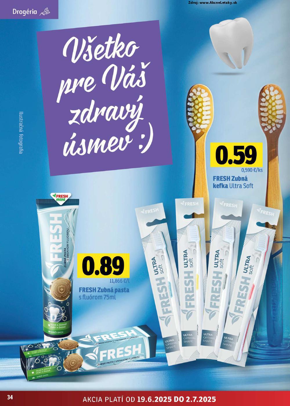 FRESH leták - strana 34 | 19. 6. - 2. 7. 2025 | AkčnéLetáky.sk