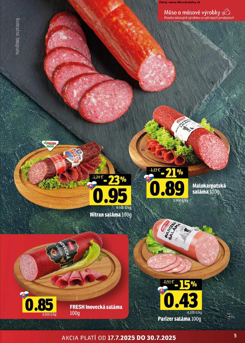 FRESH leták od 17.7. | AkčnéLetáky.sk