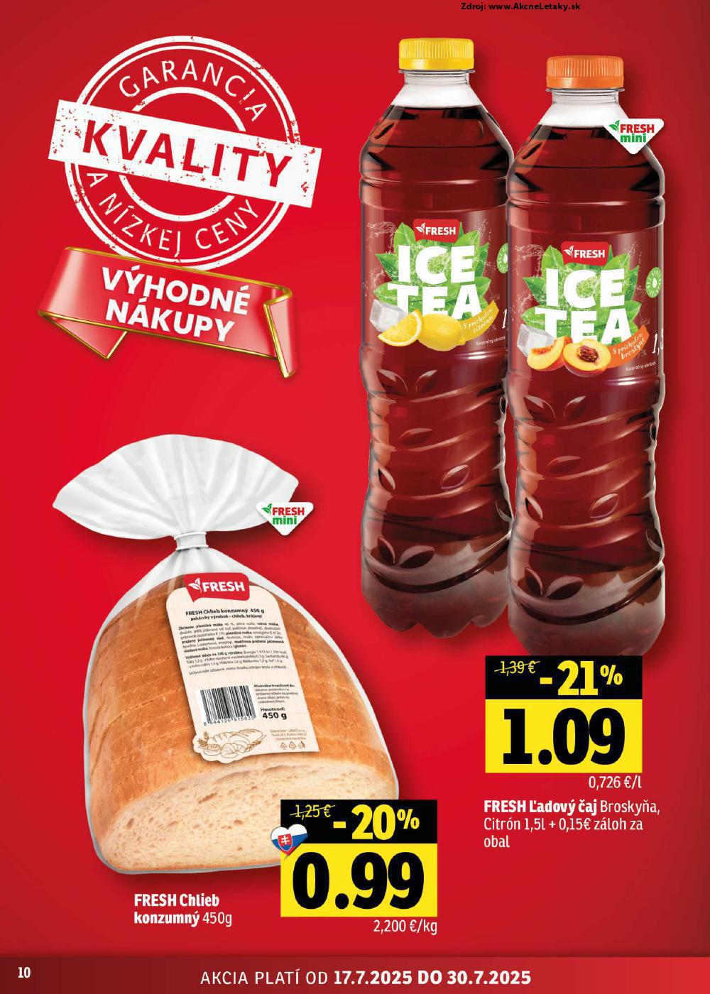 FRESH leták - strana 10 | 17. 7. - 30. 7. 2025 | AkčnéLetáky.sk