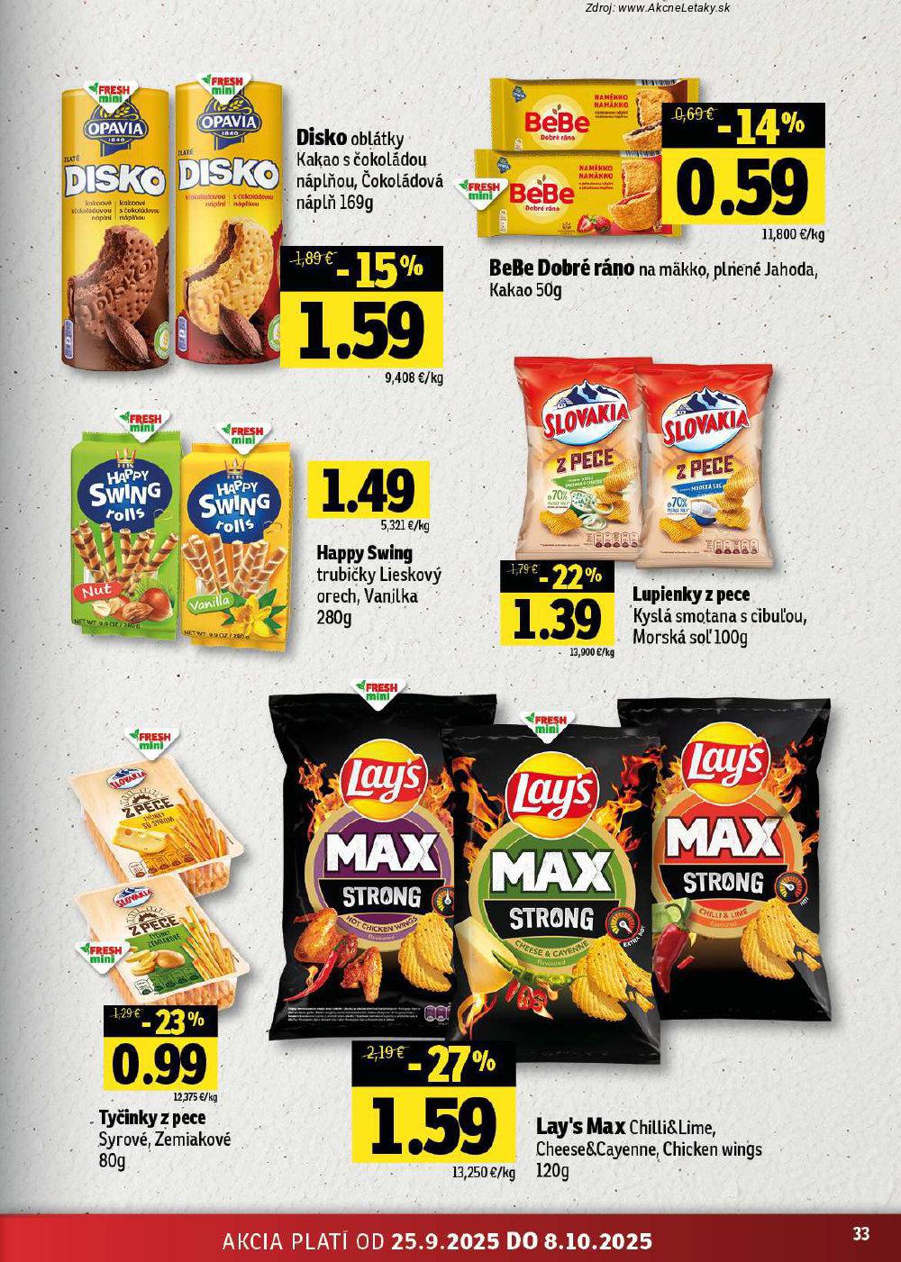 FRESH leták - strana 33 | 25. 9. - 8. 10. 2025 | AkčnéLetáky.sk