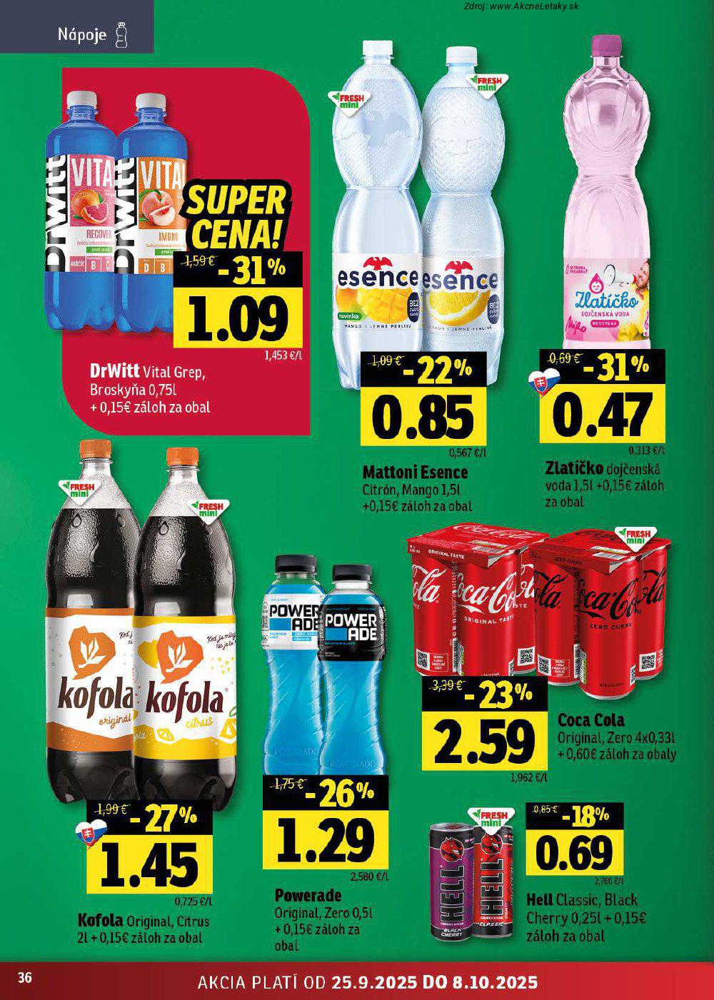 FRESH leták - strana 36 | 25. 9. - 8. 10. 2025 | AkčnéLetáky.sk