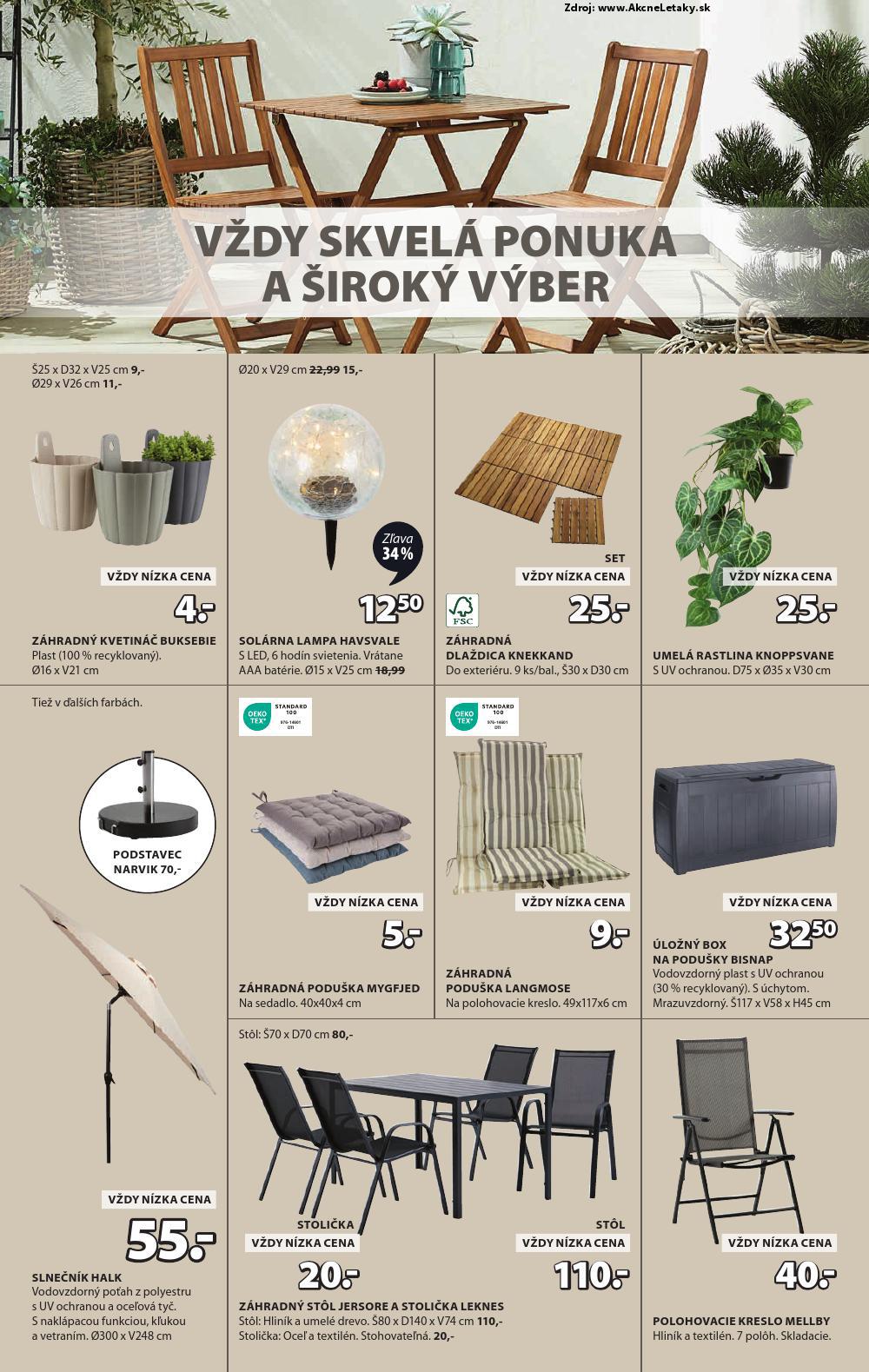 Jysk leták - strana 3 | 16. 4. - 27. 5. 2025 | AkčnéLetáky.sk