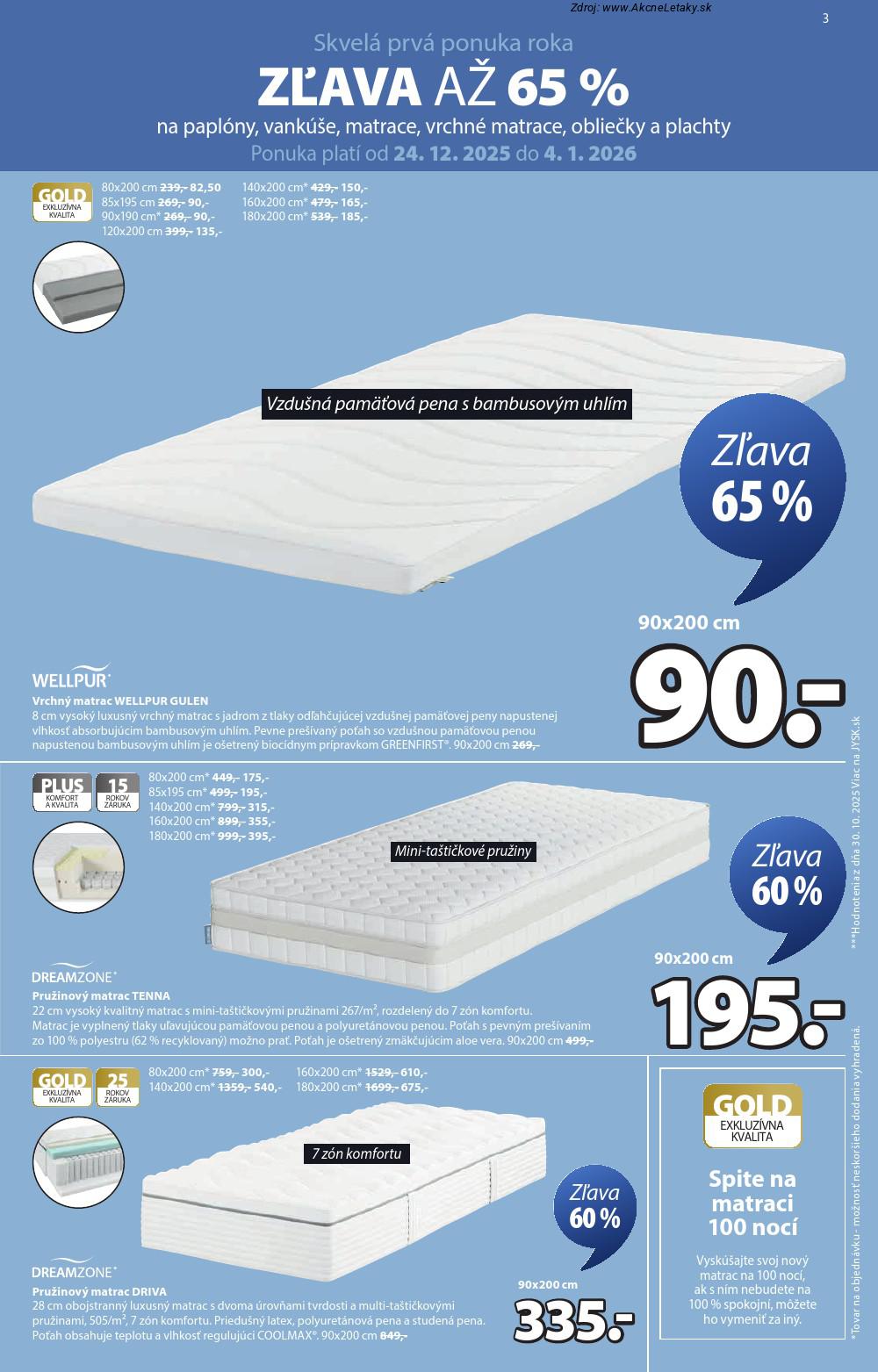 Jysk leták od 24.12. | AkčnéLetáky.sk