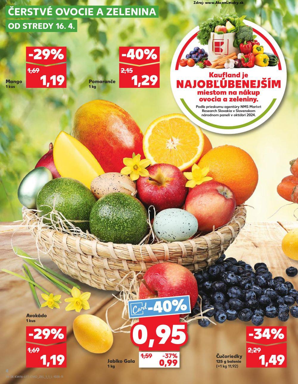 Kaufland leták - strana 4 | 16. 4. - 23. 4. 2025 | AkčnéLetáky.sk