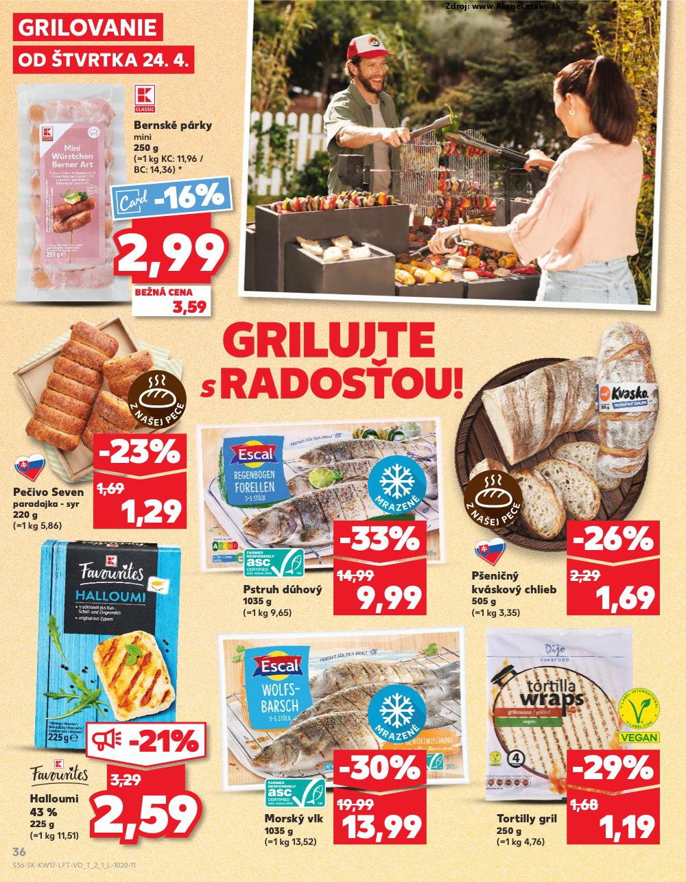 Kaufland leták - strana 36 | 24. 4. - 29. 4. 2025 | AkčnéLetáky.sk