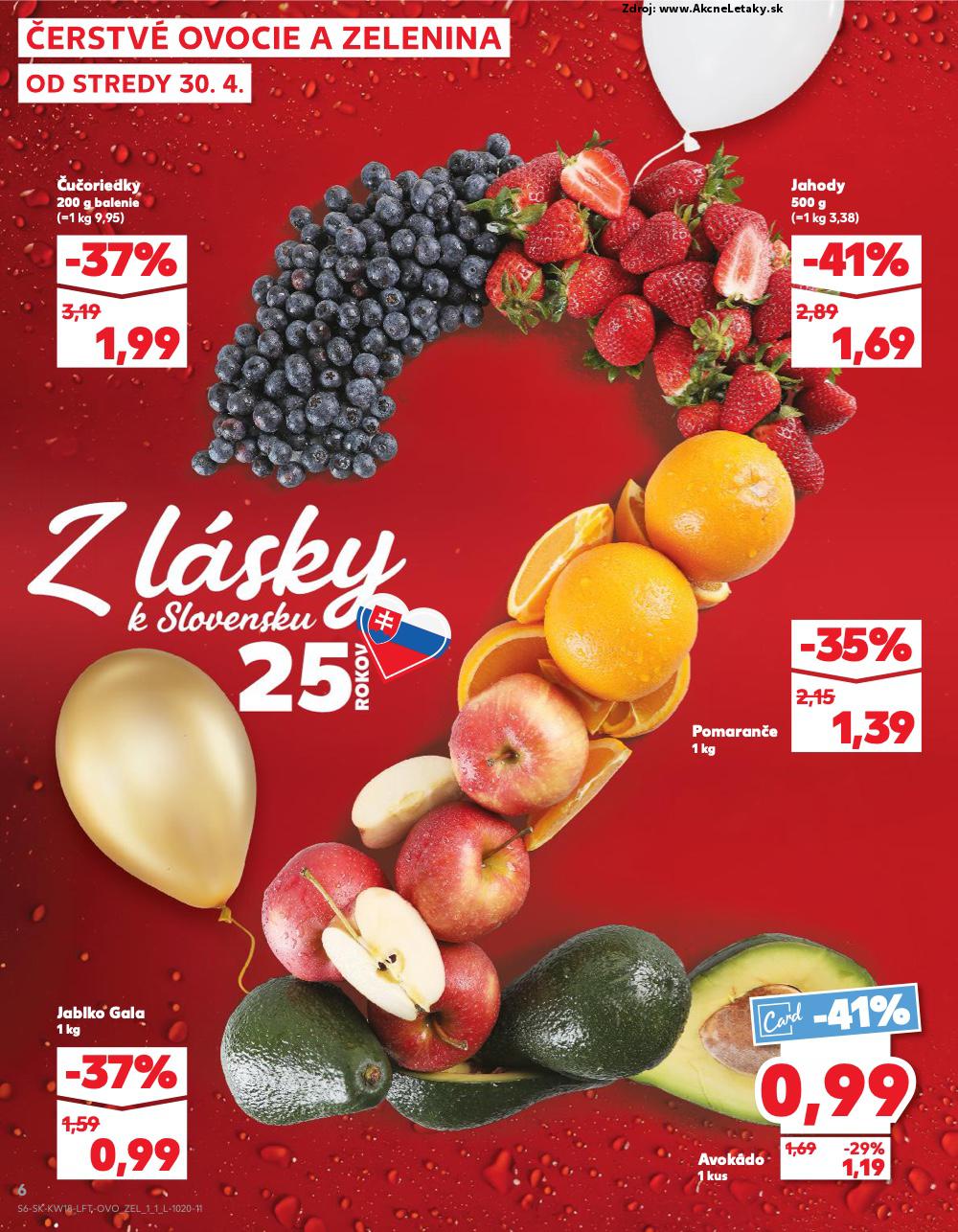 Kaufland leták - strana 6 | 30. 4. - 6. 5. 2025 | AkčnéLetáky.sk