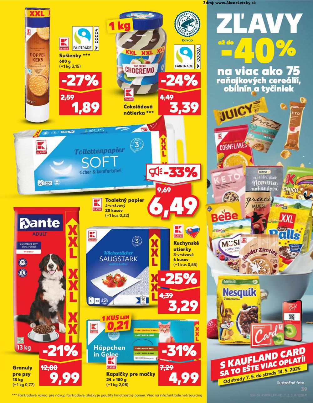 Kaufland leták - strana 39 | 7. 5. - 14. 5. 2025 | AkčnéLetáky.sk