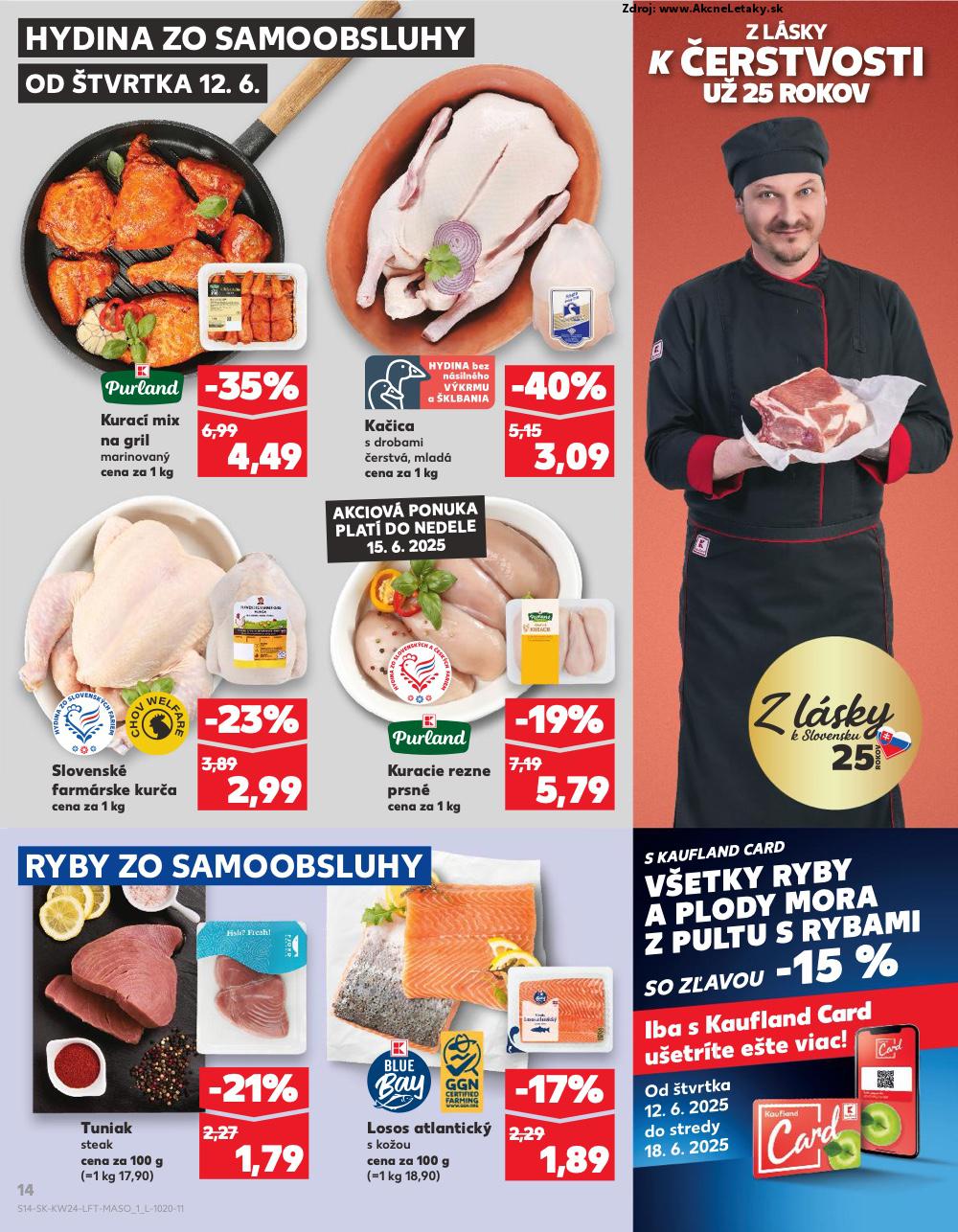 Kaufland leták - strana 14 | 12. 6. - 18. 6. 2025 | AkčnéLetáky.sk