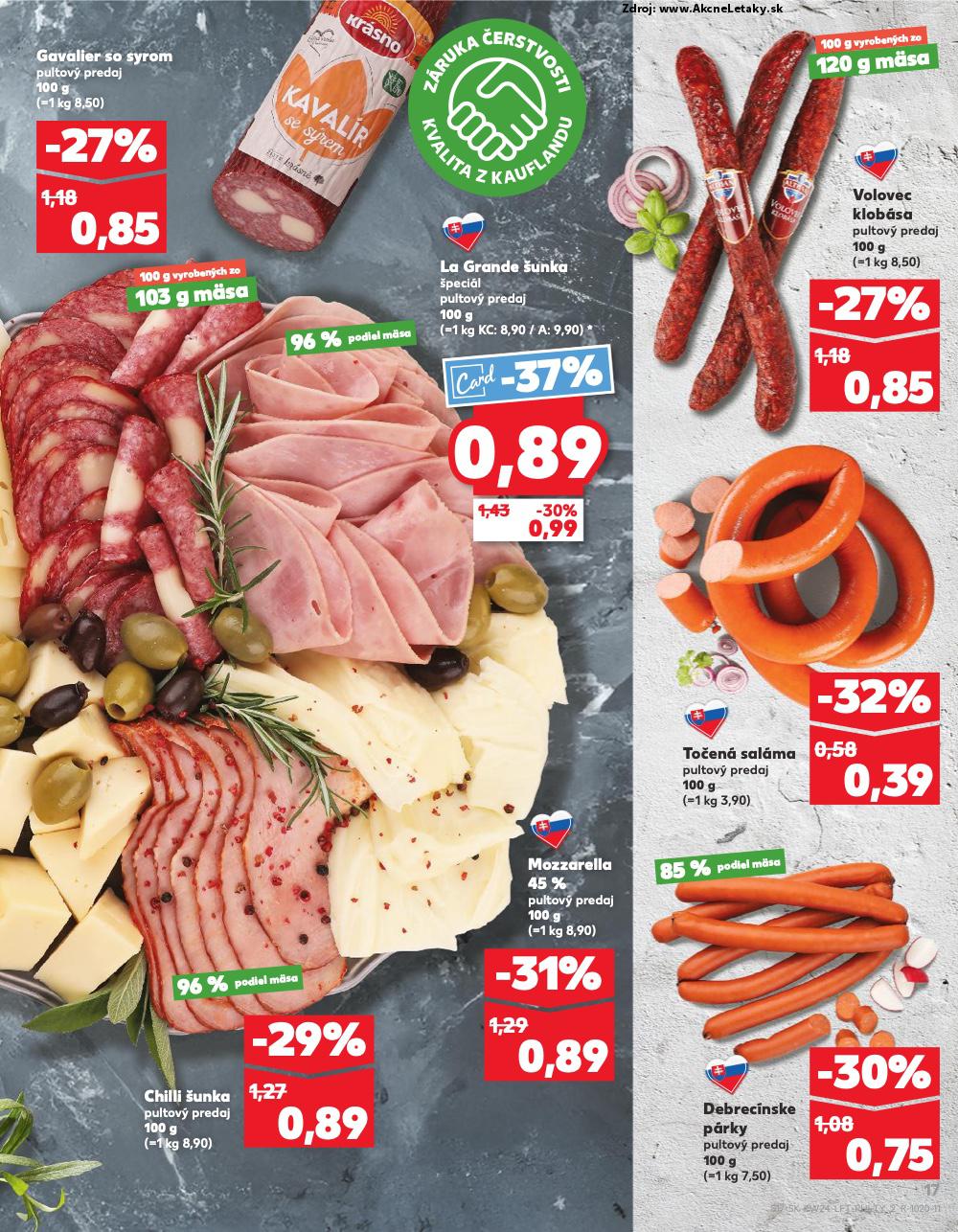 Kaufland leták - strana 17 | 12. 6. - 18. 6. 2025 | AkčnéLetáky.sk