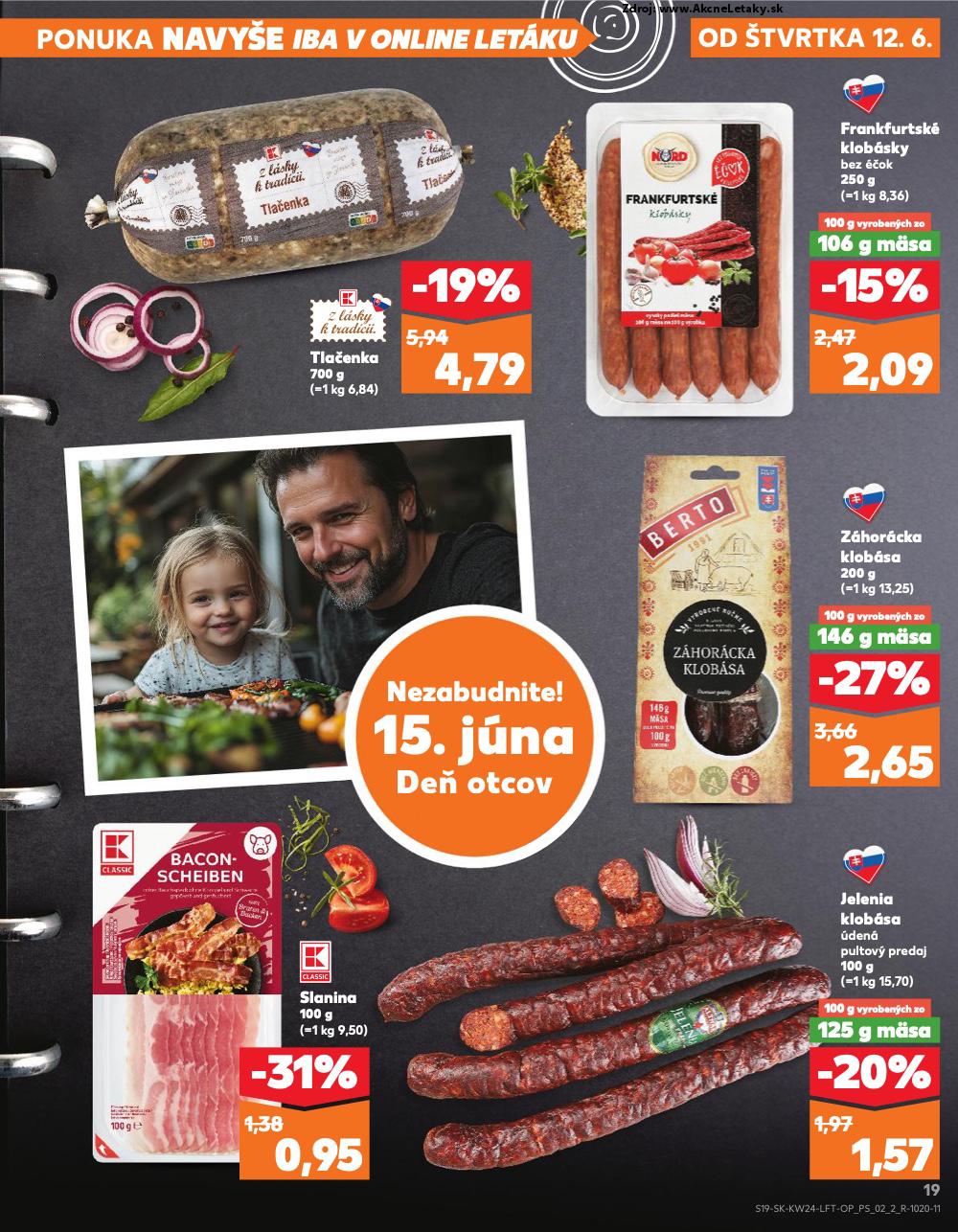Kaufland leták - strana 19 | 12. 6. - 18. 6. 2025 | AkčnéLetáky.sk