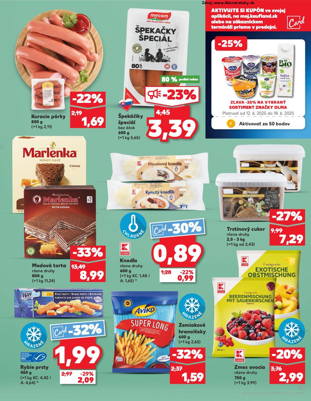 Kaufland leták - strana 27 | 12. 6. - 18. 6. 2025 | AkčnéLetáky.sk