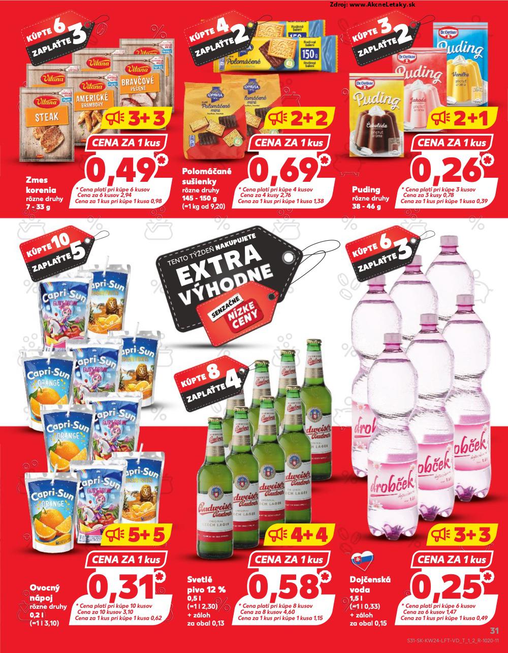 Kaufland leták - strana 31 | 12. 6. - 18. 6. 2025 | AkčnéLetáky.sk