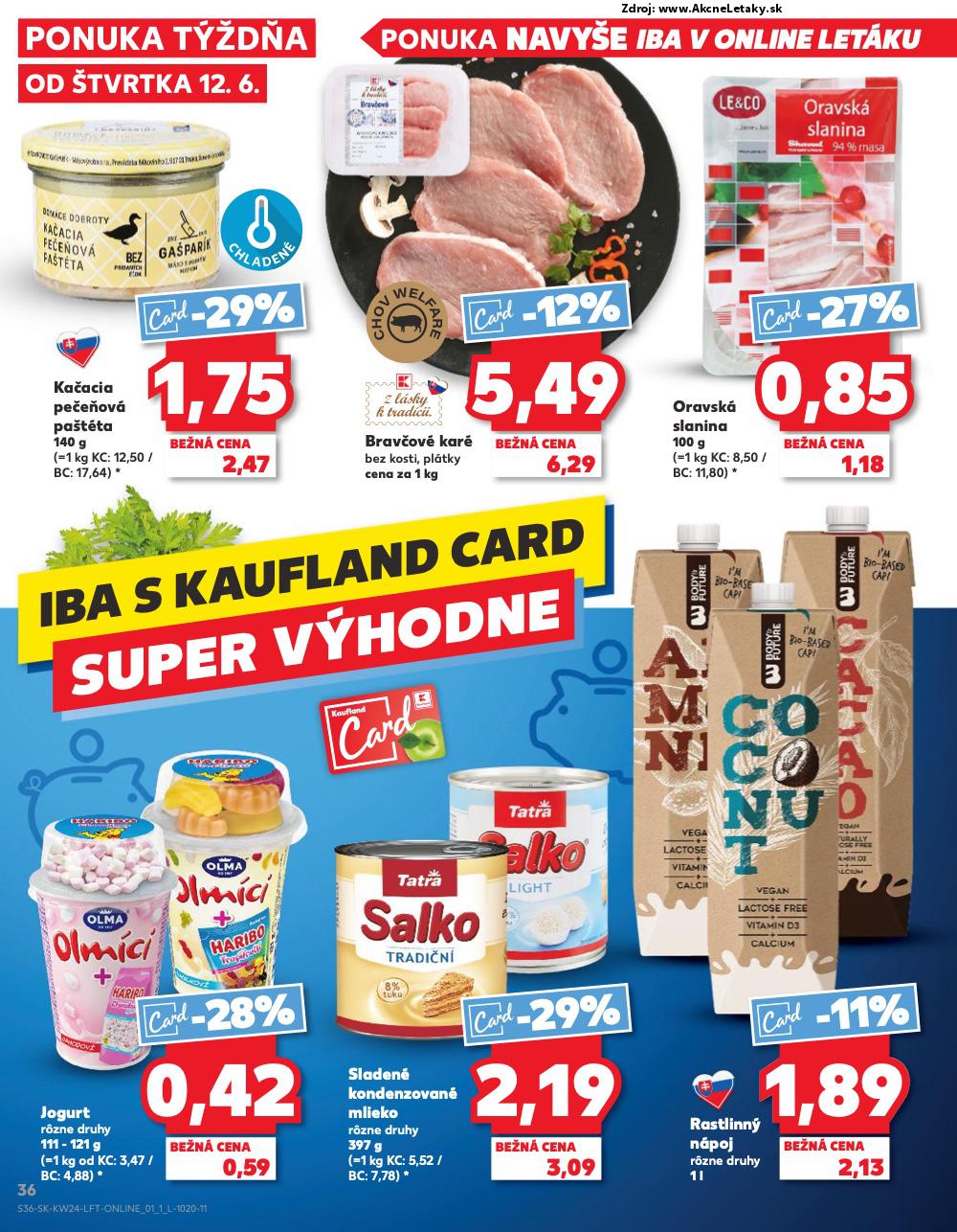 Kaufland leták - strana 36 | 12. 6. - 18. 6. 2025 | AkčnéLetáky.sk