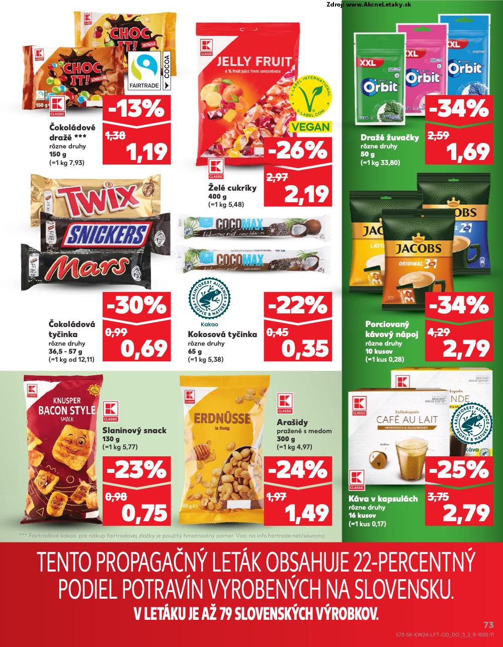 Kaufland leták - strana 73 | 12. 6. - 18. 6. 2025 | AkčnéLetáky.sk