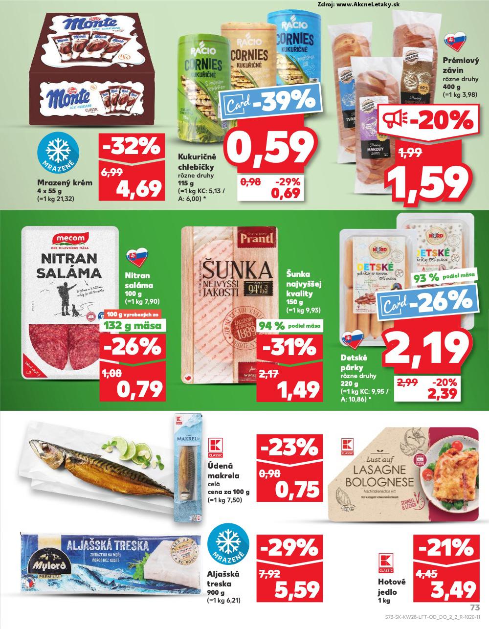 Kaufland leták - strana 73 | 10. 7. - 16. 7. 2025 | AkčnéLetáky.sk
