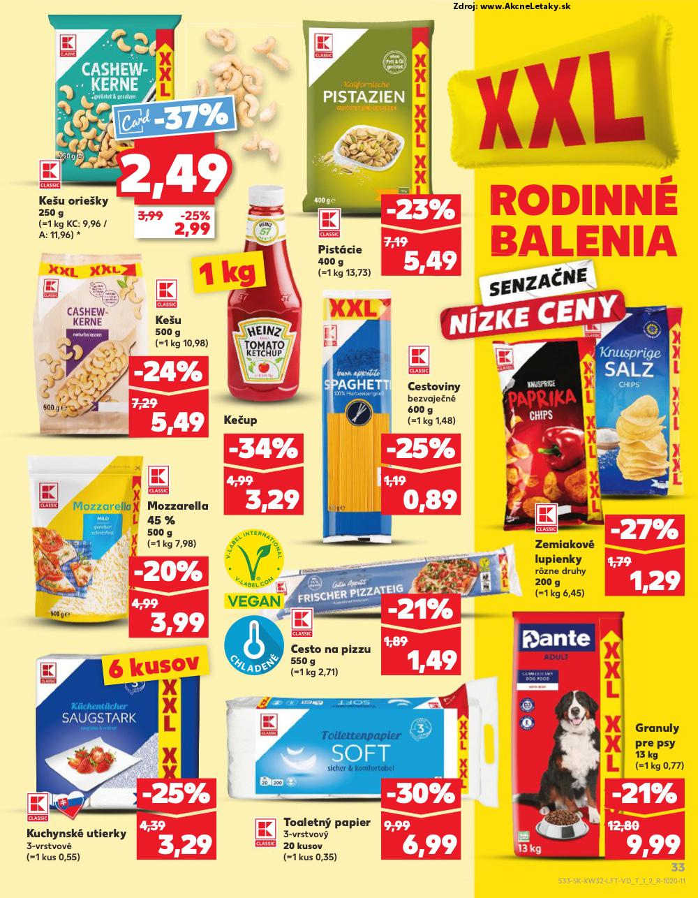Kaufland leták - strana 33 | 7. 8. - 13. 8. 2025 | AkčnéLetáky.sk