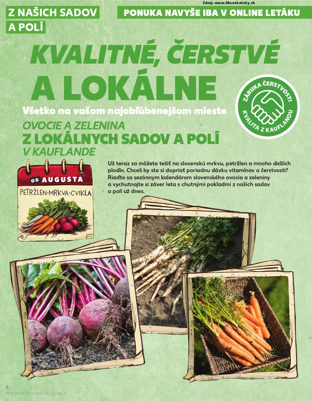 Kaufland leták - strana 8 | 21. 8. - 27. 8. 2025 | AkčnéLetáky.sk