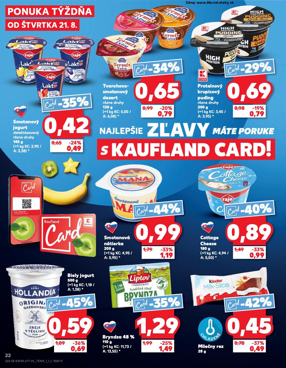 Kaufland leták - strana 22 | 21. 8. - 27. 8. 2025 | AkčnéLetáky.sk