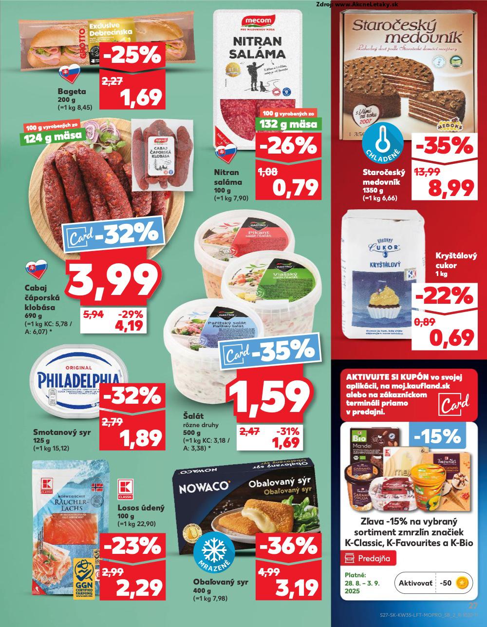 Kaufland leták - strana 27 | 28. 8. - 3. 9. 2025 | AkčnéLetáky.sk